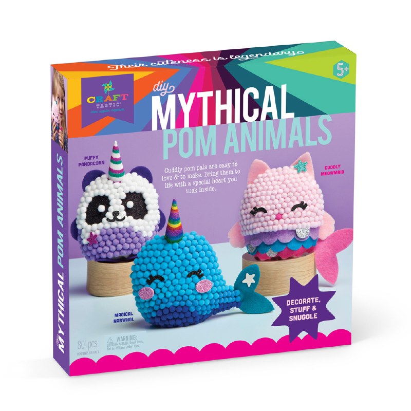 Craft-Tastic Mythical Pom Anim - The Little Seedling