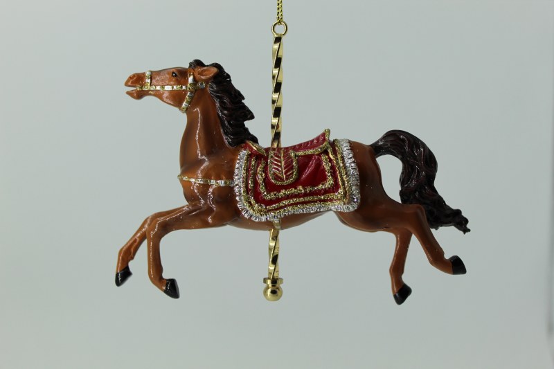 BROWN CAROUSEL HORSE - Kohl’s Stony Hill Tree Farm