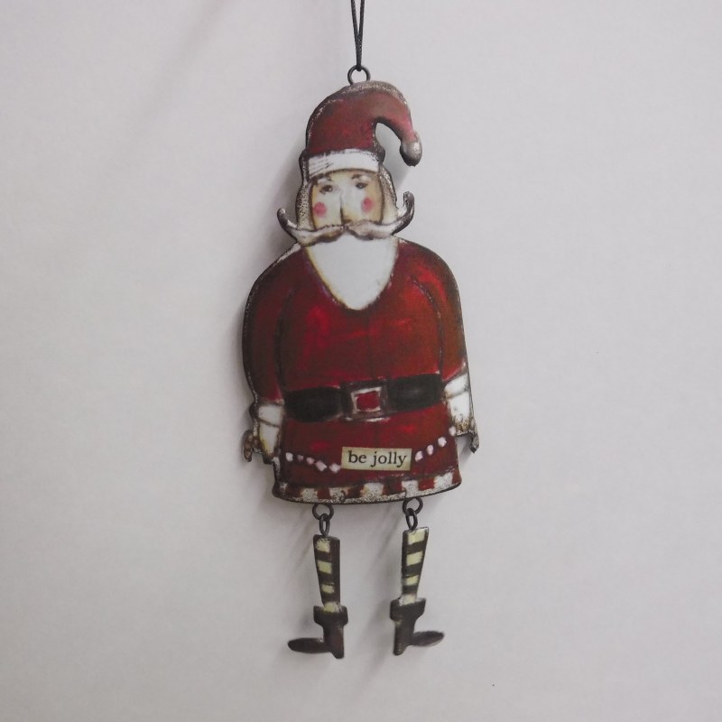 METAL SANTA - Kohls Stony Hill Tree Farm