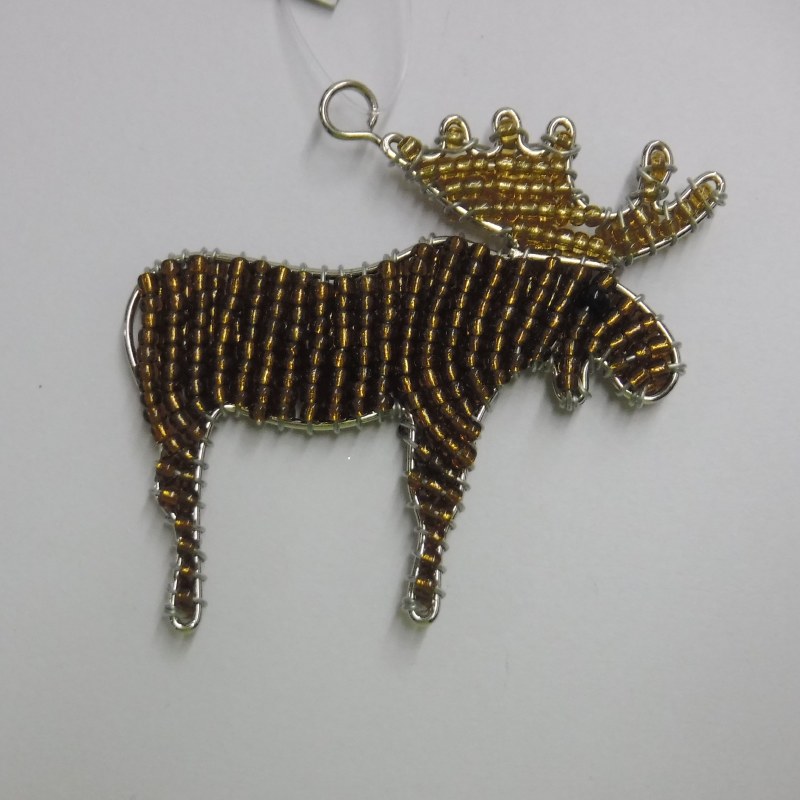 BEADED MOOSE - Kohl’s Stony Hill Tree Farm