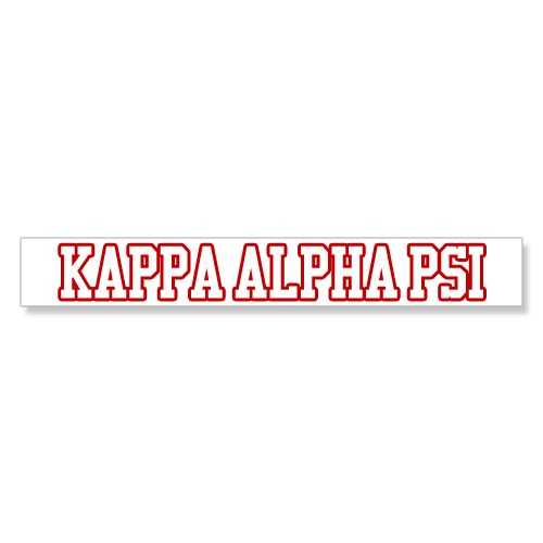 Kappa Alpha Psi Long Decal - The College Crib