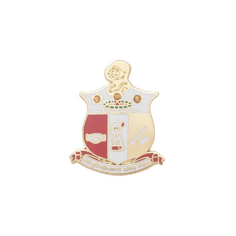 Kappa Alpha Psi Studded Crest Lapel Pin - The College Crib