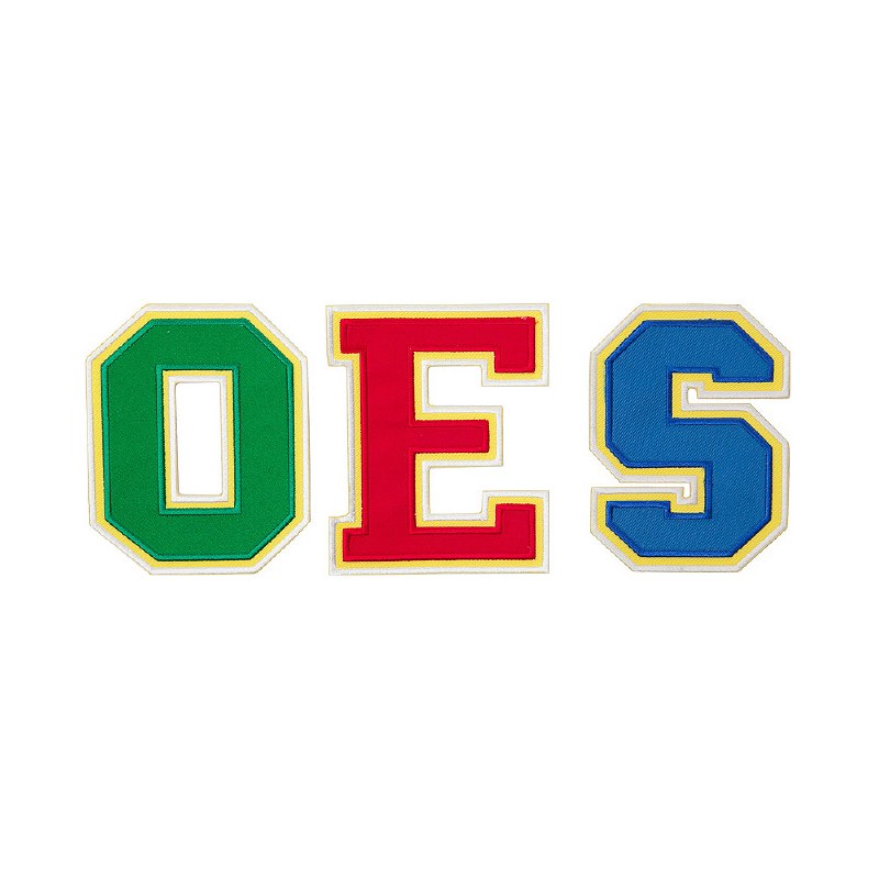 Order of the Eastern Star Applique Letter Set - The College Crib