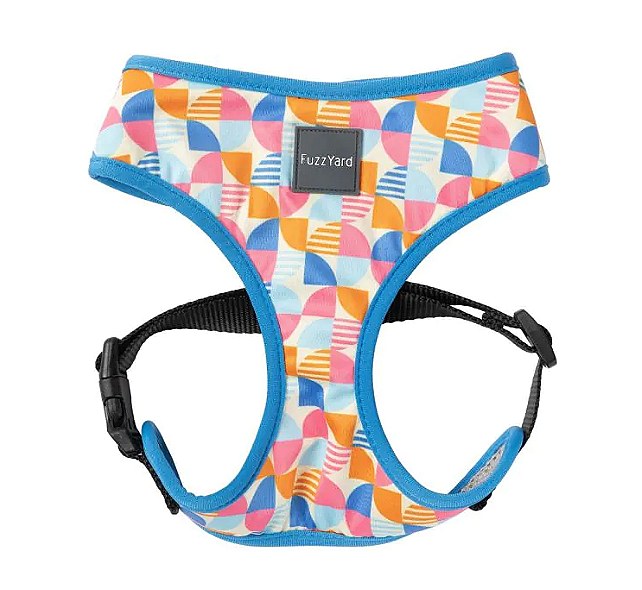 FuzzYard Dog Harness Fresh Zest Medium - Mega Pet Warehouse