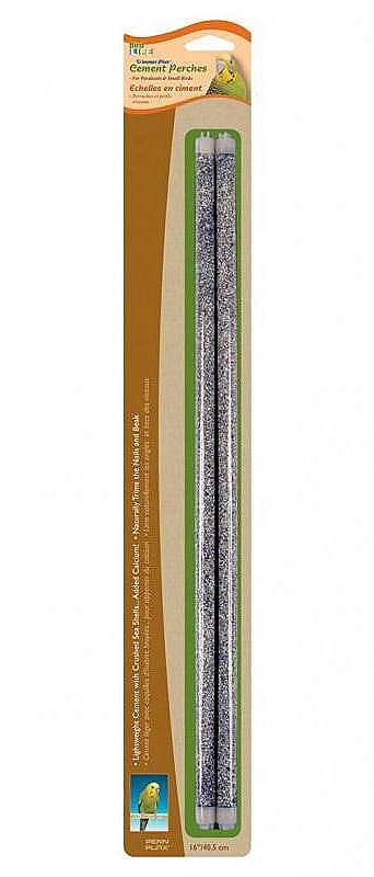 Penn Plax Wood and Cement Bird Perch 16 x 0.5 inch (2 Pack) - Mega Pet ...