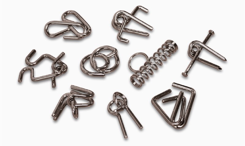 Brain Teasers Metal Puzzles - Pop's Culture Shoppe