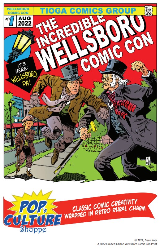 Comic Con Poster 2022 - Pop's Culture Shoppe