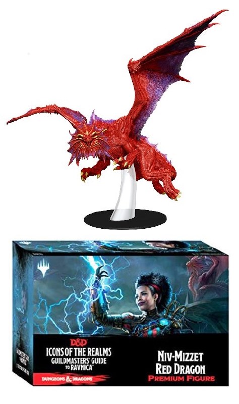 D&D: Ravnica Minis Niv-Mizzet Premium Figure - Pop's Culture Shoppe