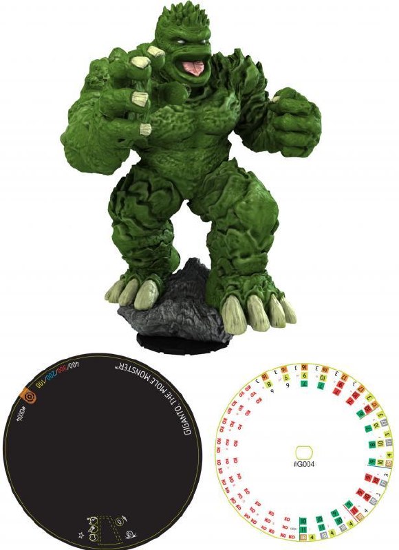 Heroclix Galactic Guardians G004 Giganto, Mole Monster - Pop's Culture ...