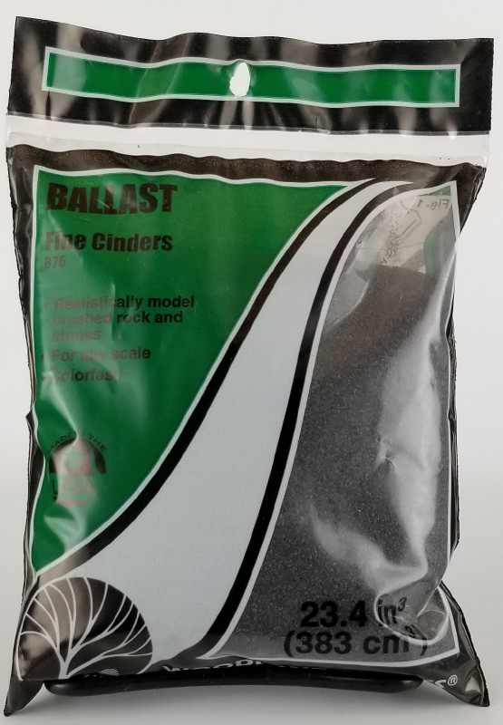 Ballast Fine Cinder - 21.6 cu.in. bag