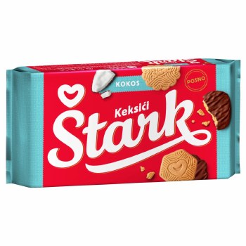 Stark Chocolate Keksici Biscuits with Coconut 220g