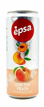Epsa Iced Peach Tea Soft Drink 330ml - PV Euro Market