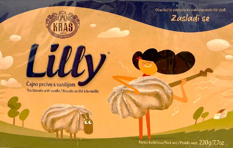 Kras Lilly Vanilla Cookies 220g - PVEuroMarket.com