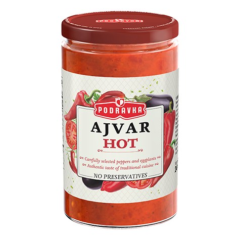 Podravka Ajvar Hot 690g - PVEuroMarket.com