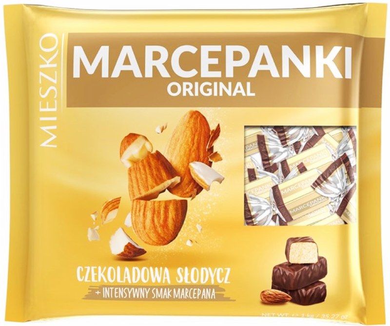Mieszko Dark Chocolate Marzipan Pralines 1kg - PVEuroMarket.com