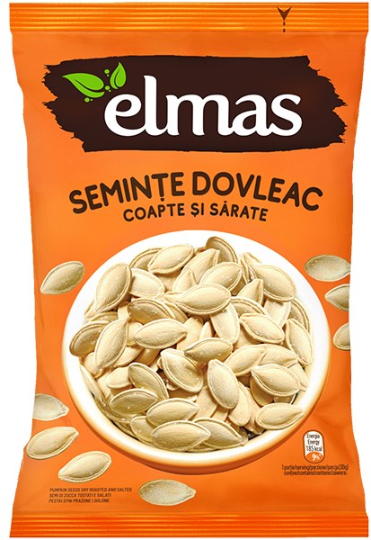 Elmas Roasted Pumpkin Seeds with Salt 150g - PVEuroMarket.com