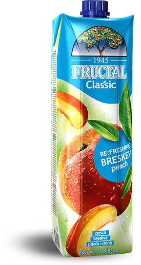 Fructal Classic Peach Juice 1L - PVEuroMarket.com