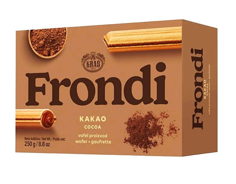 Kras Frondi Wafers with Cocoa 250g - PV Euro Market
