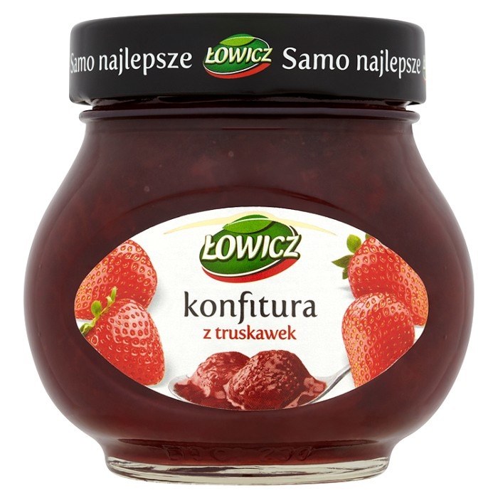 Lowicz Strawberry Preserves 240g - PVEuroMarket.com