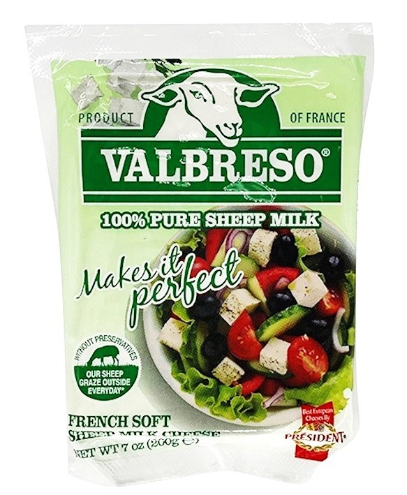 Valbreso Soft French Feta Cheese 200g R