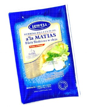 Lowell A La Matias Herring Fillets in Oil 250g F