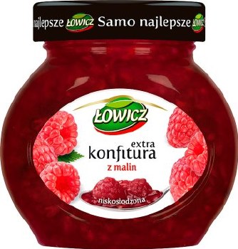 Lowicz Raspberry Preserves 240g - PVEuroMarket.com
