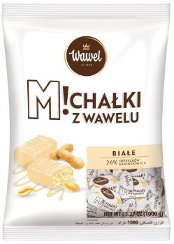 Wawel Michalki z Wawelu White Chocolate Candy with Peanuts 1000g ...