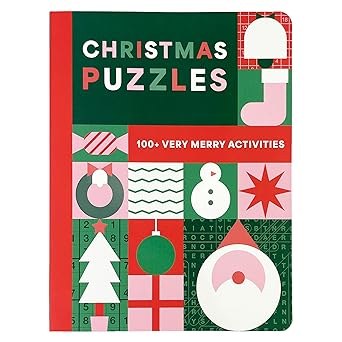 CHRISTMAS PUZZLES BOOK 100+ ACTIVITIES - MARCO'S EMPORIUM