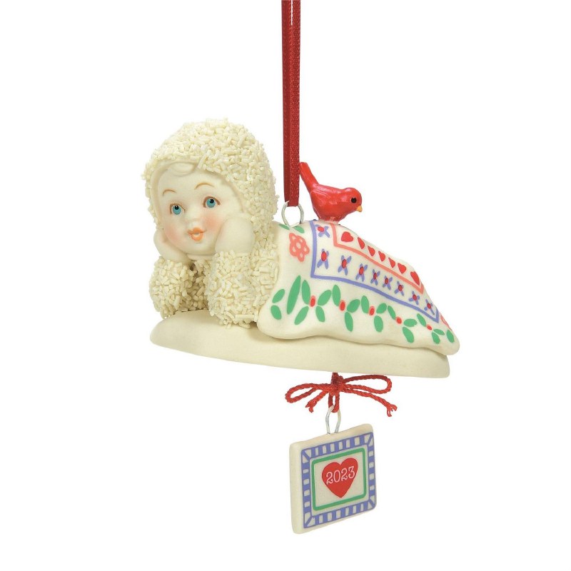 SNOWBABIES 2023 ORN QUILTED IN LOVE - MARCO'S EMPORIUM