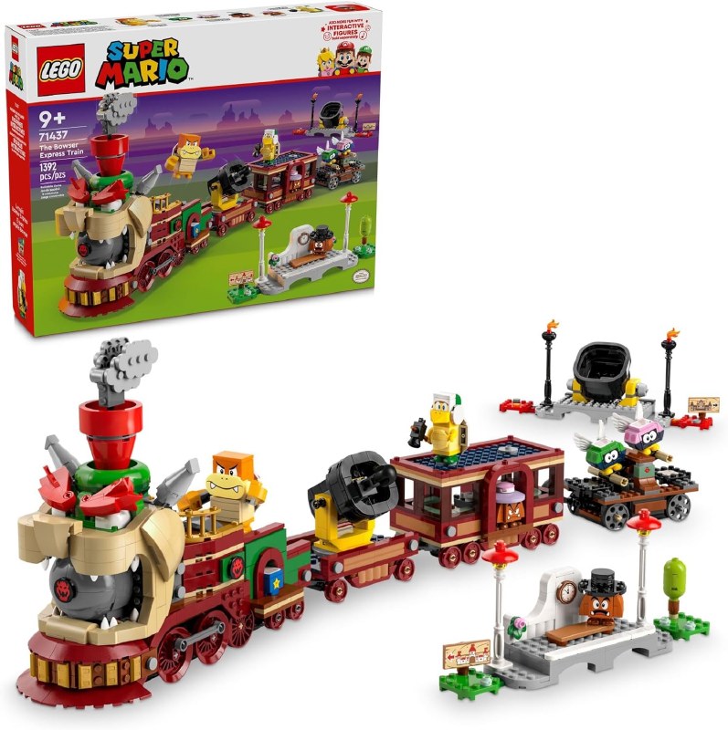 LEGO #71437 MARIO BOWSER EXPRESS TRAIN - MARCO'S EMPORIUM