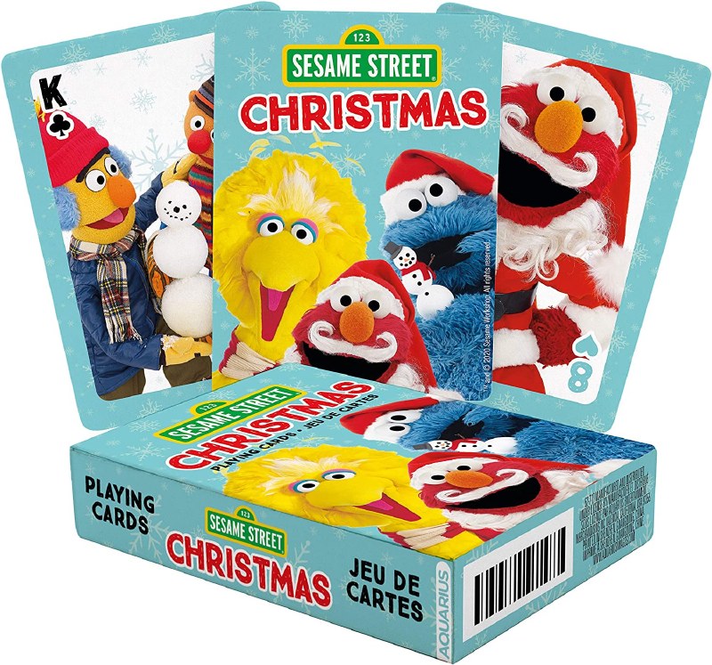 CHRISTMAS PLAYING CARDS SESAME STREET - MARCO'S EMPORIUM