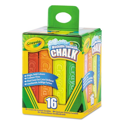 CRAYOLA SIDEWALK CHALK 16 PC - MARCO'S EMPORIUM