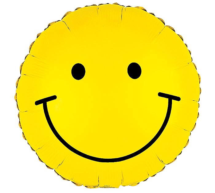 Foil Balloon 17" Smiley Face - GIFTS & THINGS