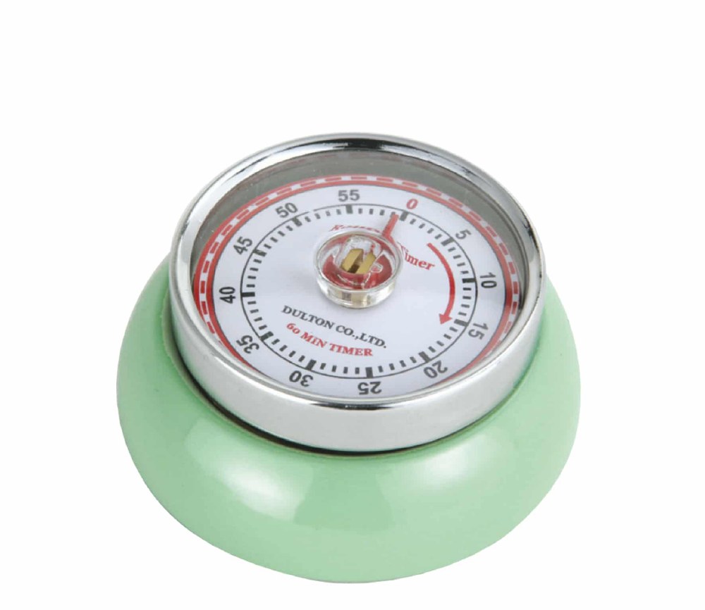 Kitchen Timer Retro Mint Green - GIFTS & THINGS
