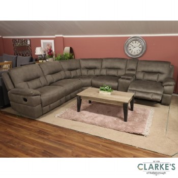 Eden Recliner Corner Sofa with Console - Clarkes Bailieborough