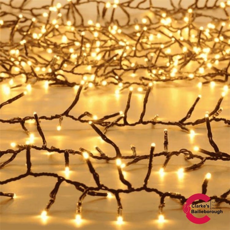 2000 Led Cluster Lights Warm White - Clarkes Bailieborough
