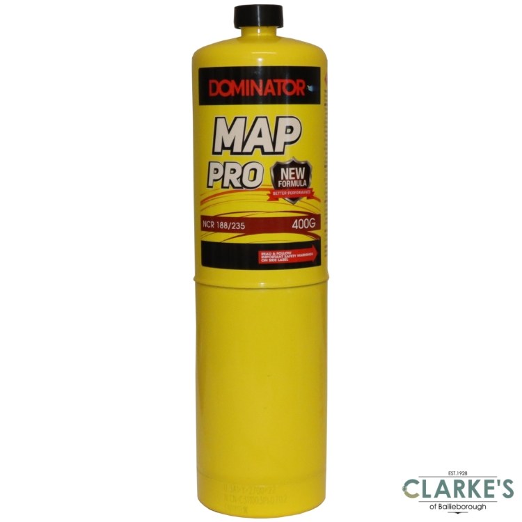 Map Pro Propylene Gas Cylinder Yellow 400g - Clarkes Bailieborough