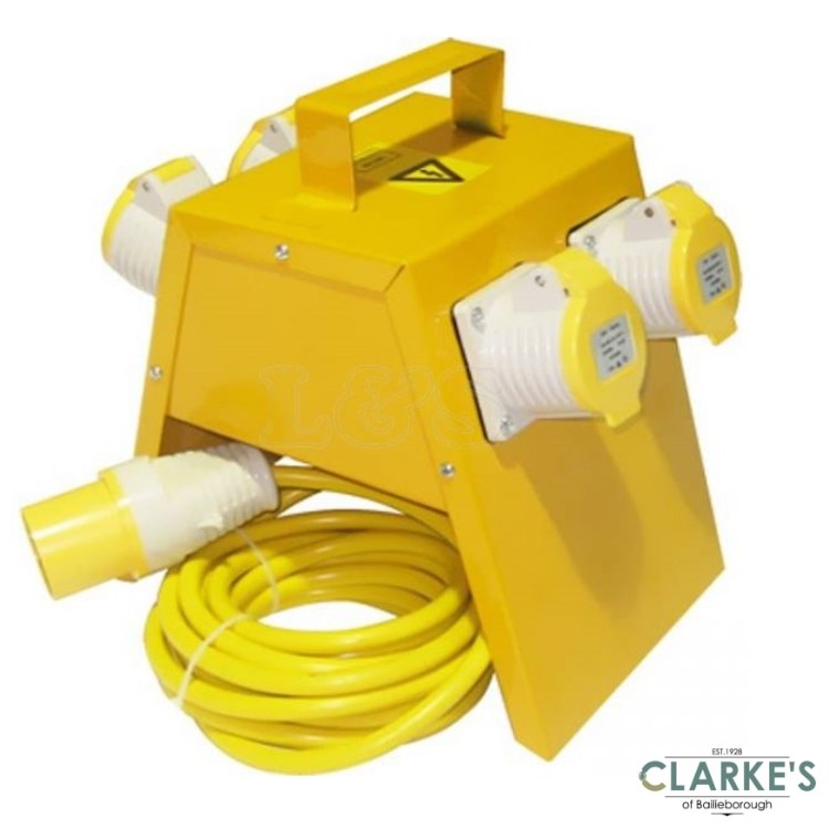 Power 4 Way Splitter Box 16A 110V - Clarkes Bailieborough