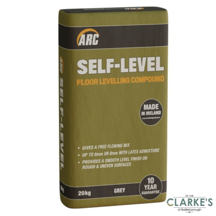 ARC Self-Level Floor Levelling Compound 20kg - Clarkes Bailieborough