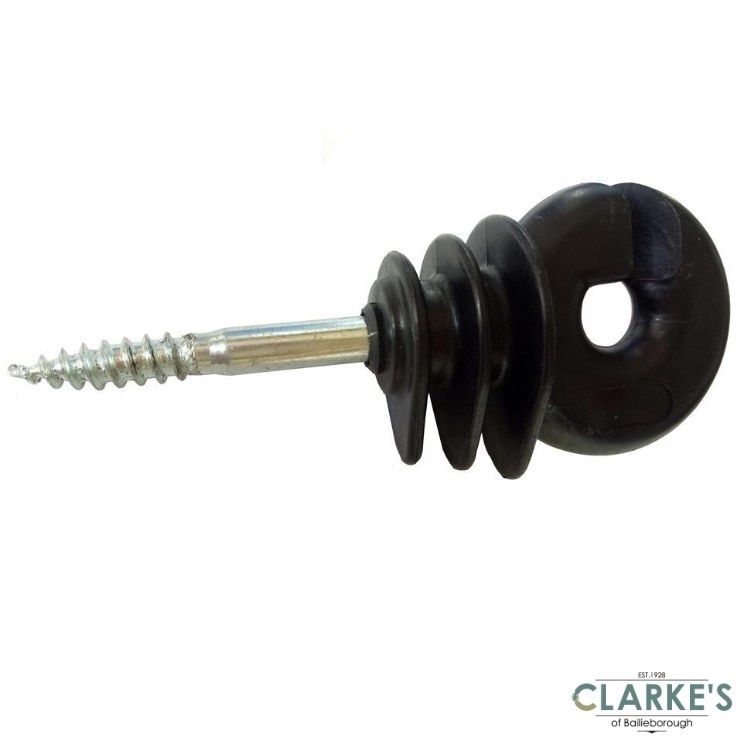 Herdguard Electric Fence Screw-In Type Insulator 25 Pack - Clarkes ...