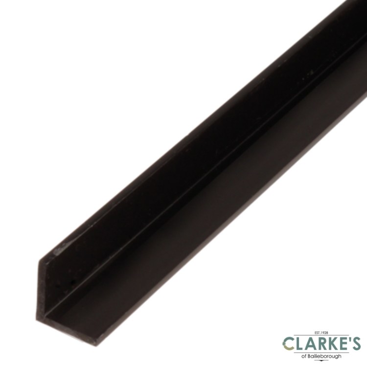 PVC Angle Profile Black 20mm/1m - Clarkes Bailieborough