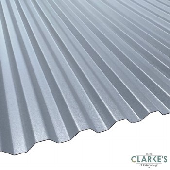PVC Corrugated Roof Sheeting Grey - Clarkes Bailieborough