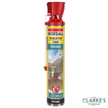 Soudal Genius Sprayable Insulation Foam 700ml - Clarkes Bailieborough