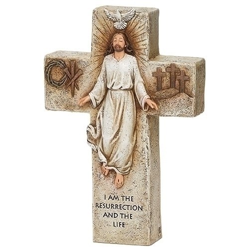 RESURRECTION WALL/STANDING CROSS - Divine Mercy Gift Shop