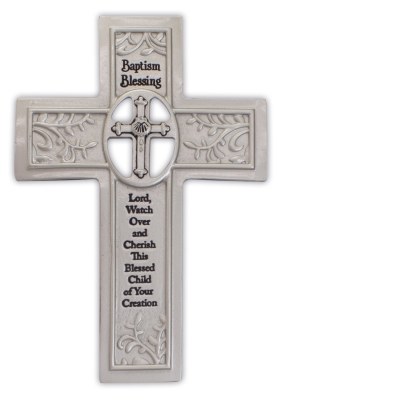 BAPTISM BLESSING CROSS - Divine Mercy Gift Shop