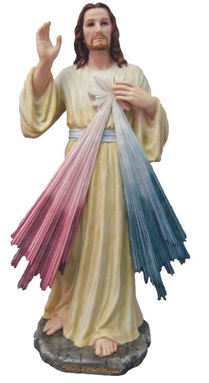 DIVINE MERCY FULL COLOR 12'' - Divine Mercy Gift Shop