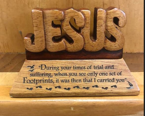 JESUS STANDING PLAQUE - Divine Mercy Gift Shop