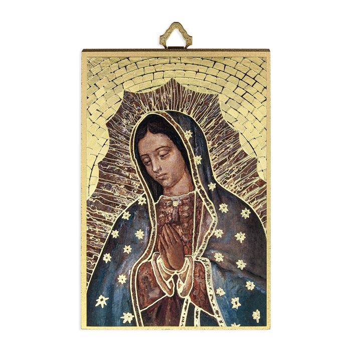 OUR LADY OF GUADALUPE MOSAIC PLAQUE - Divine Mercy Gift Shop