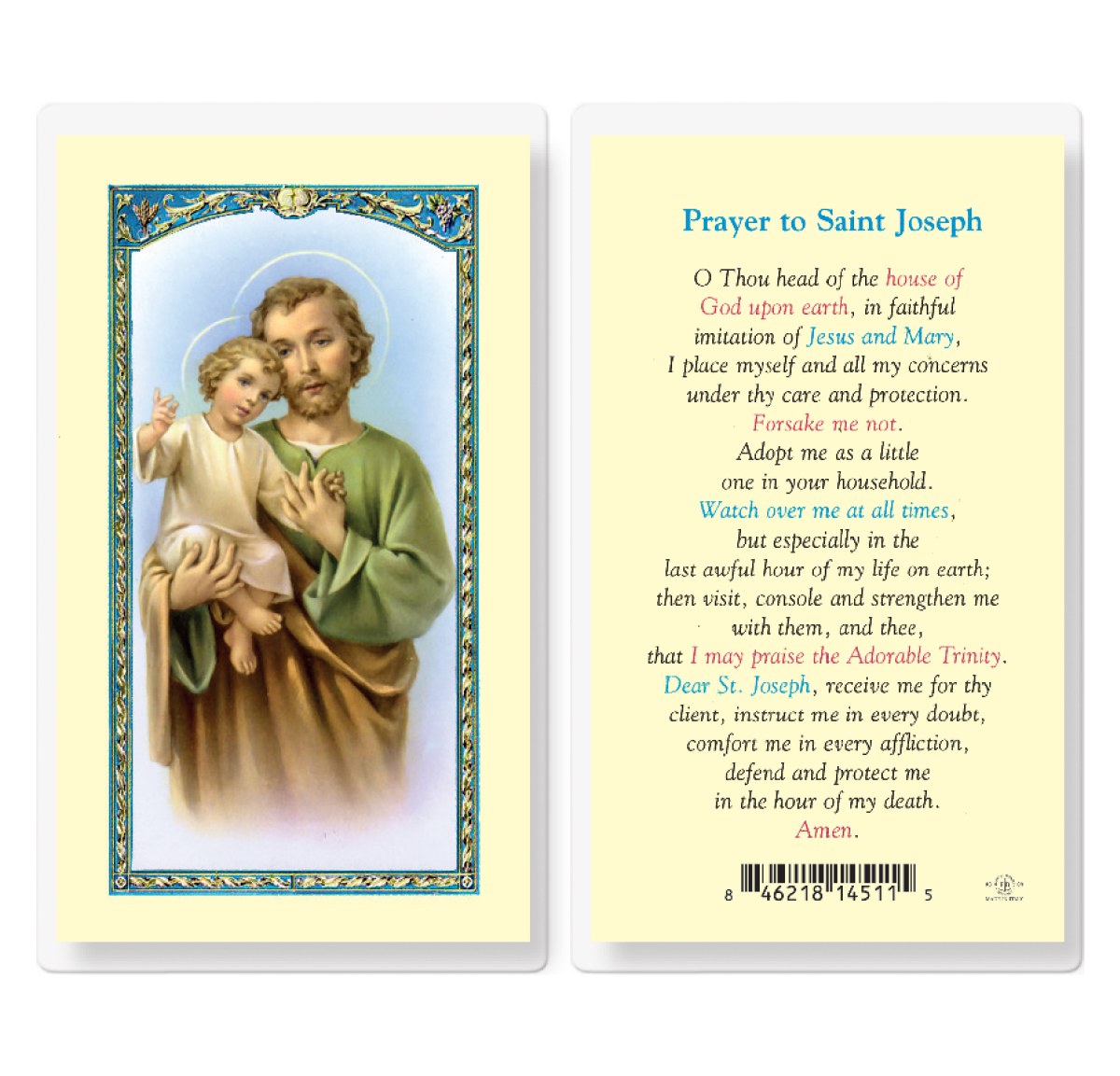 PRAYER TO ST JOSEPH - Divine Mercy Gift Shop