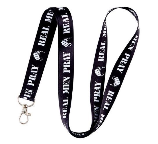 REAL MEN PRAY LANYARD - Divine Mercy Gift Shop